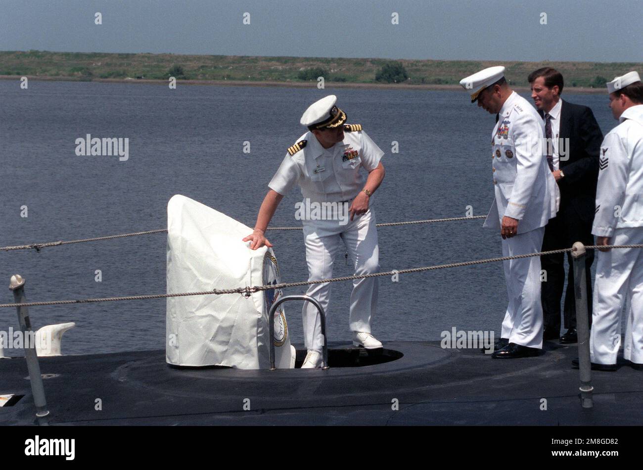 CAPT. Donald McDermott, commanding officer of the nuclear-powered ...