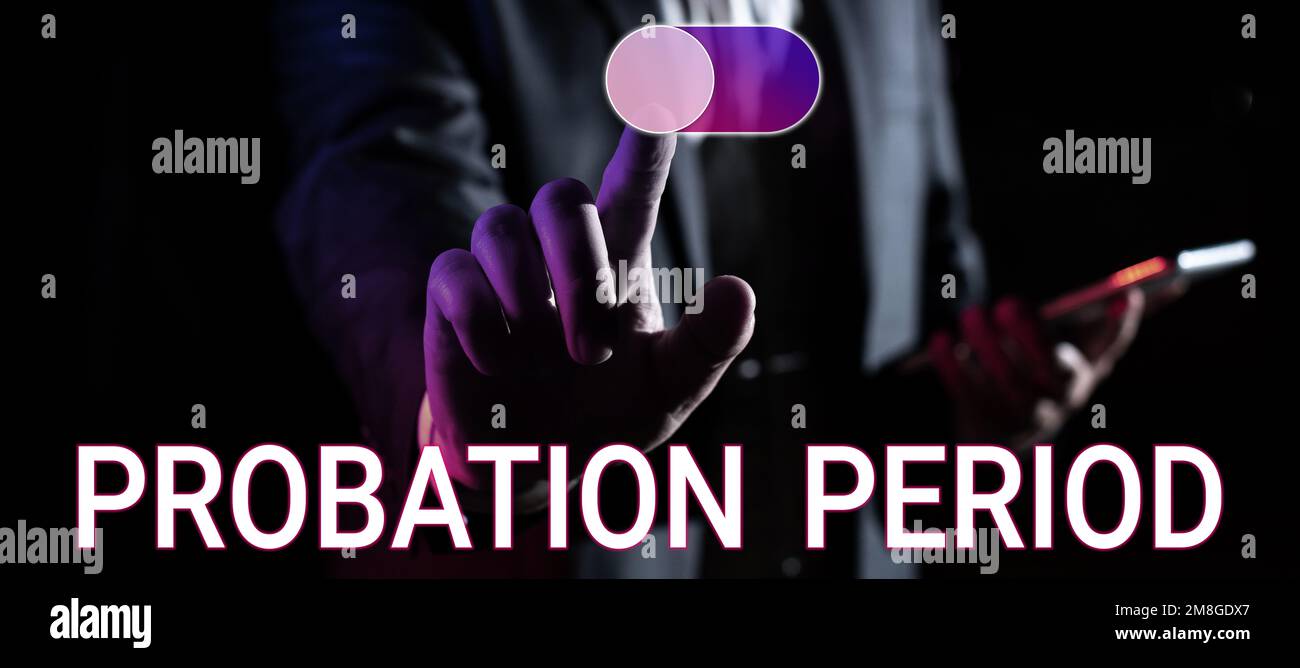 Conceptual display Probation Period. Conceptual photo focused and ... Conceptual display Probation Period. Conceptual photo focused and ...