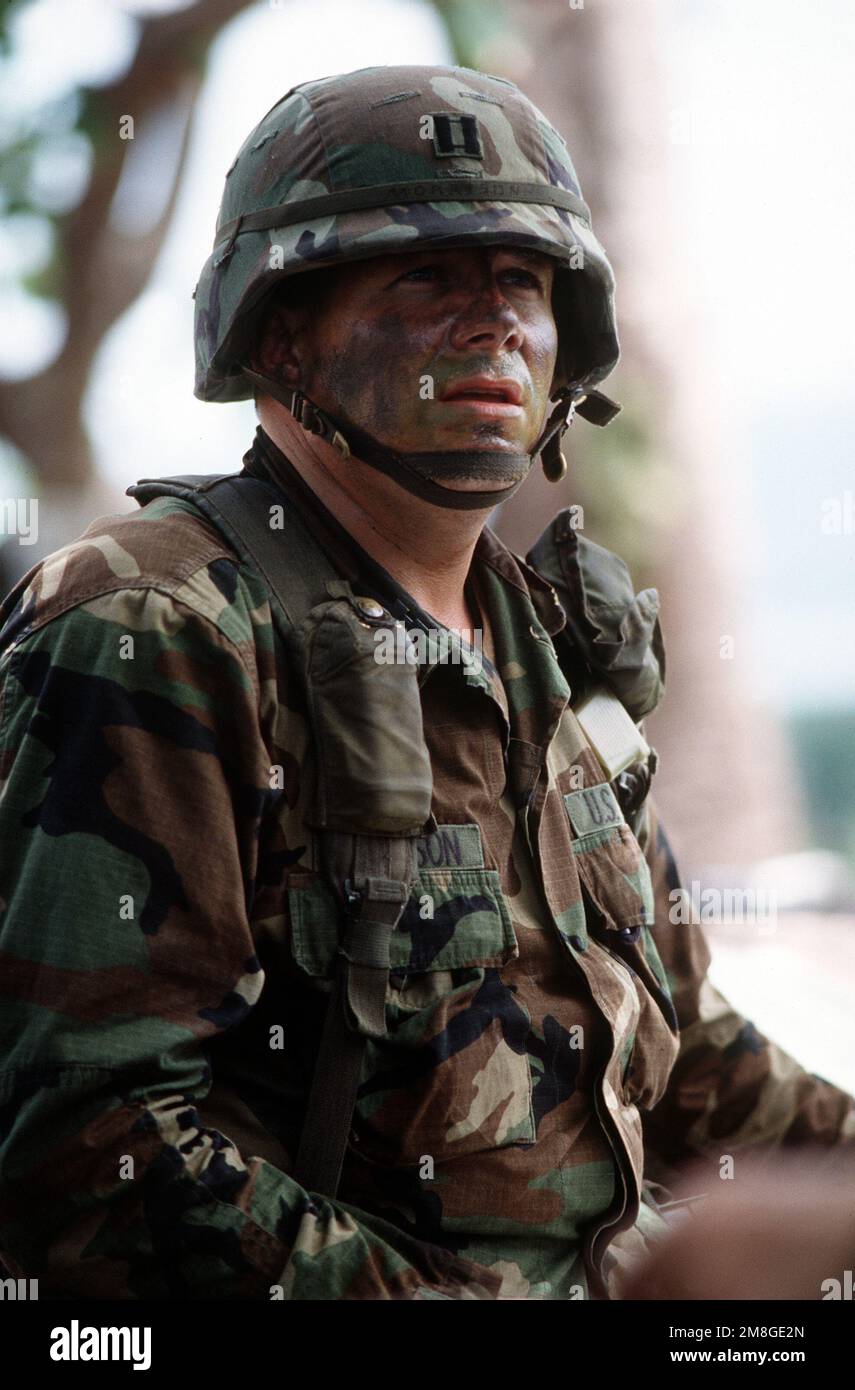 U.S. Army CAPT. Michael Morrison, commanding officer, C Co., 1ST ...