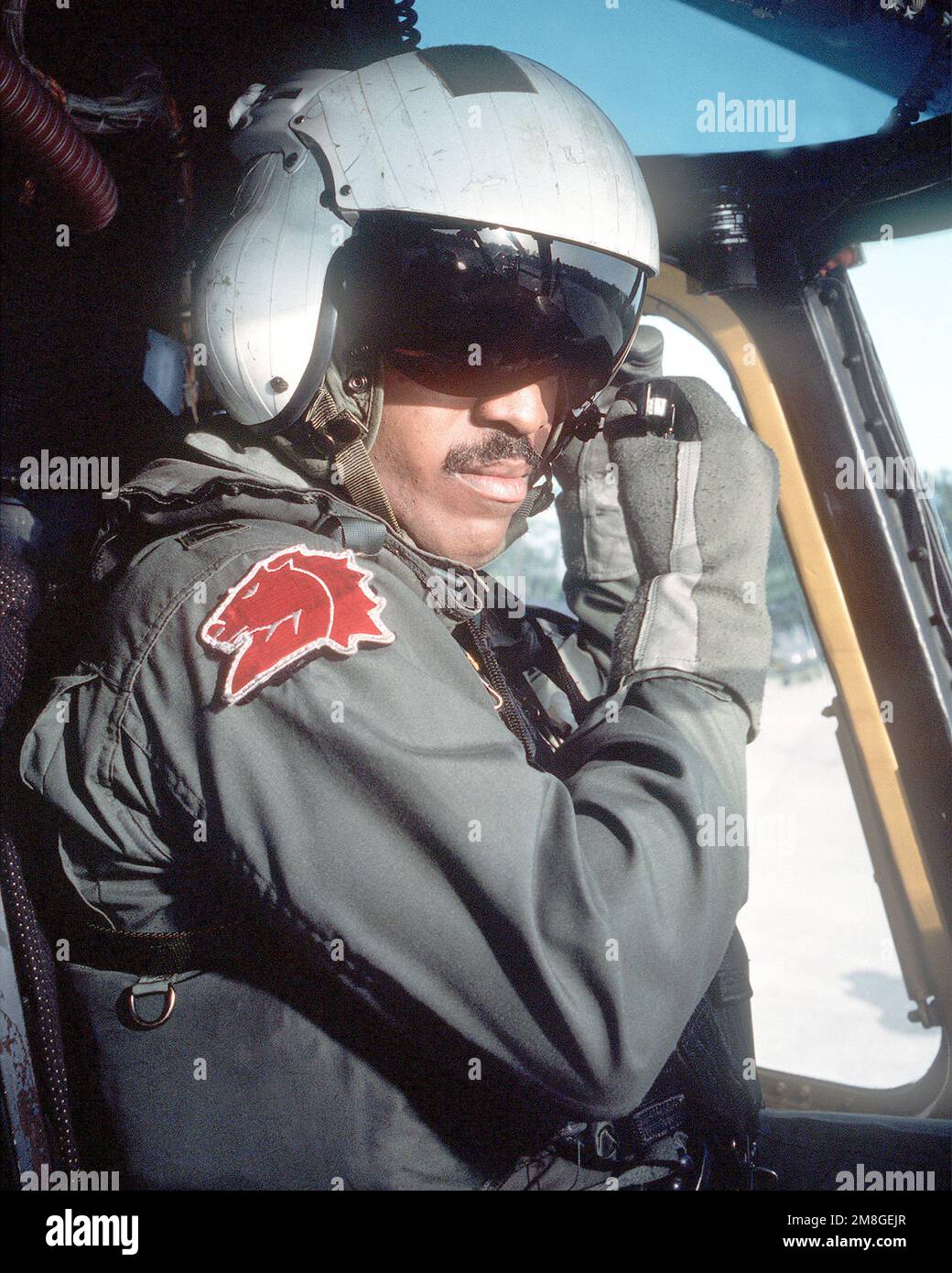 Co-pilot LT Gregory Gibson, of Helicopter Mine Countermeasures Squadron ...