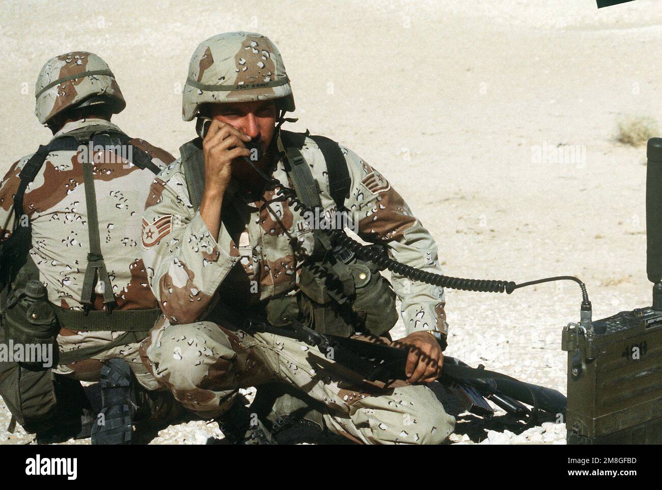 STAFF SGT. Jones of the 1ST Detachment, 507th Tactical Air Control Wing ...
