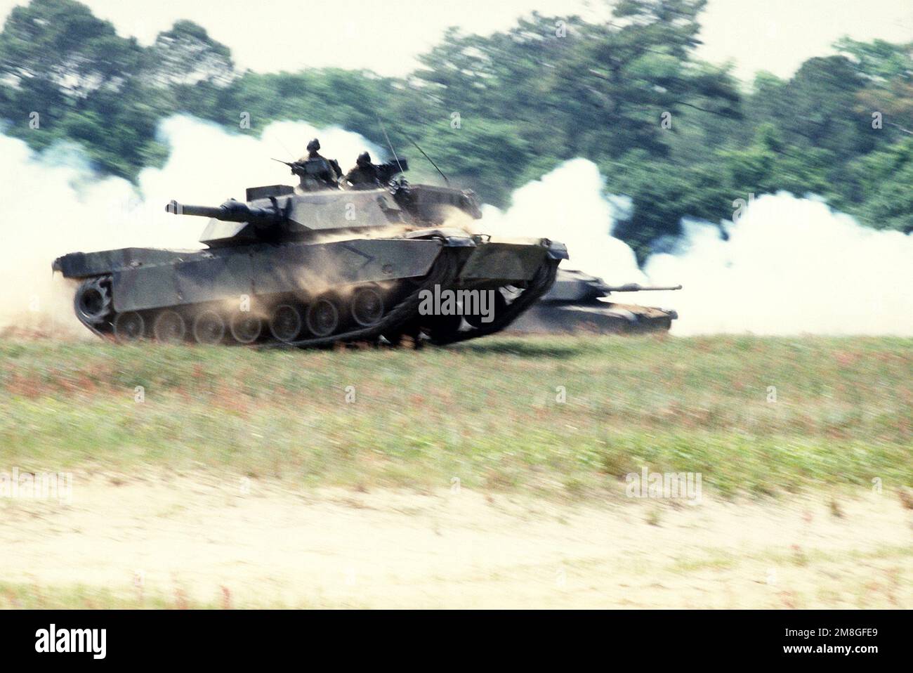 In a maneuver of speed and stability, with its 120mm main gun and ...