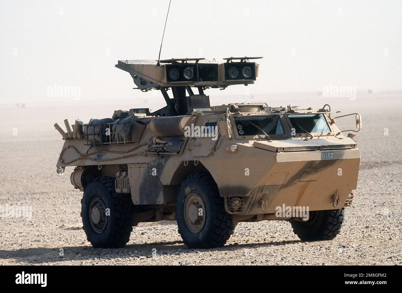 A French Renault VAB 4x4 armored personnel carrier with Euromissile ...
