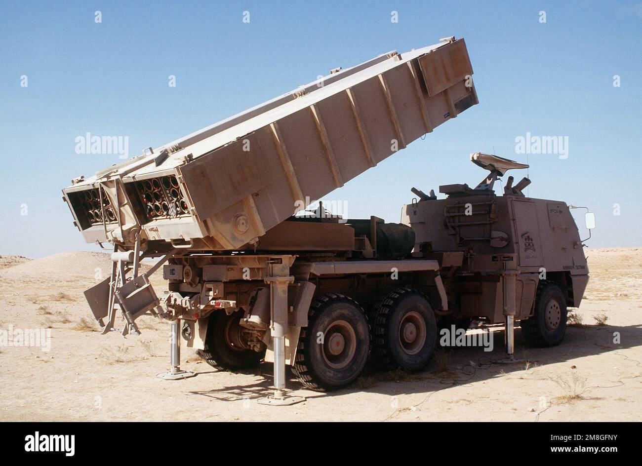 A Brazilian-made Avibras ASTROS-II SS-30 multiple rocket systems on ...