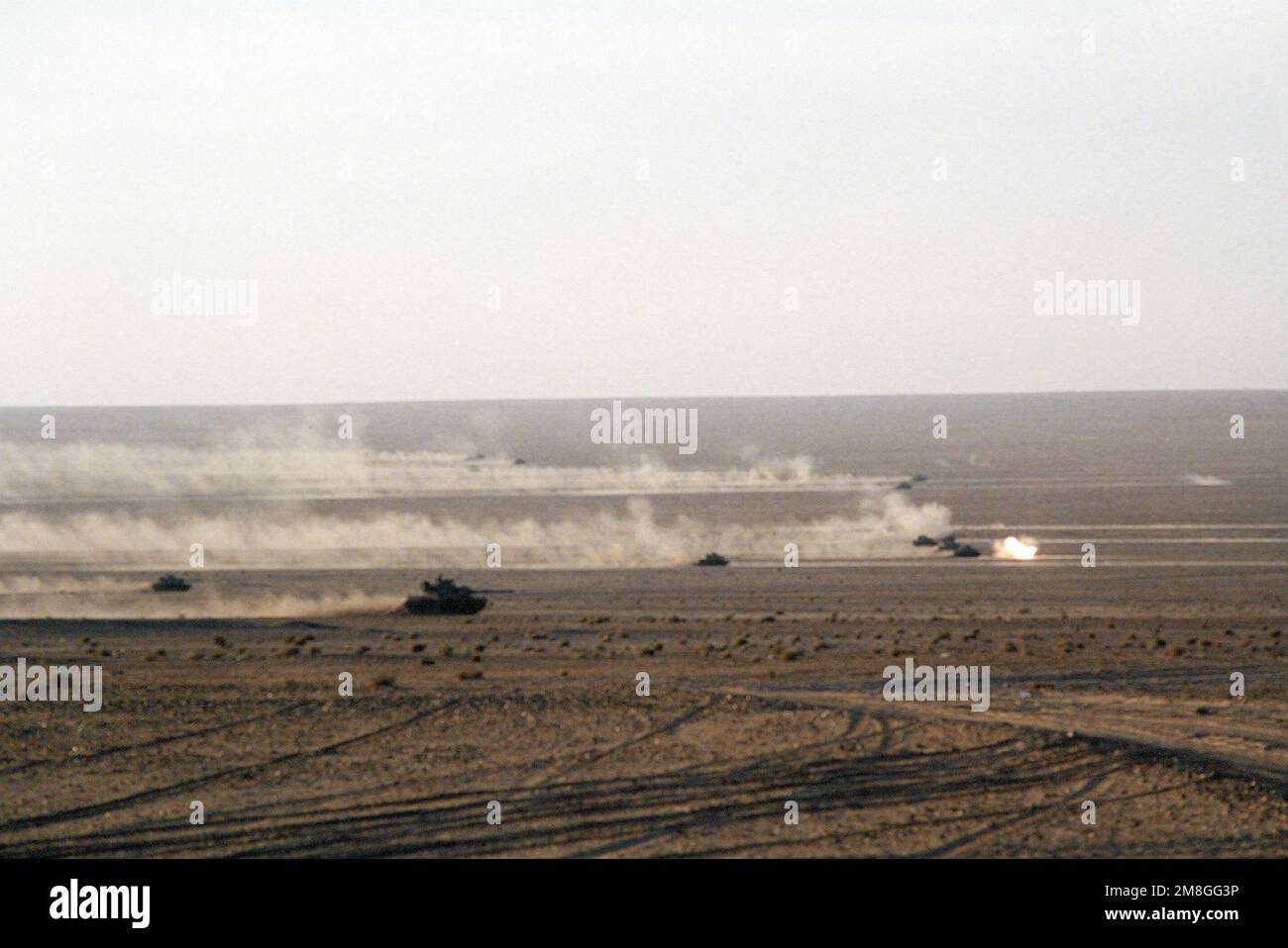 Tanks from the 20th Armored Brigade, Royal Saudi Land Force ...
