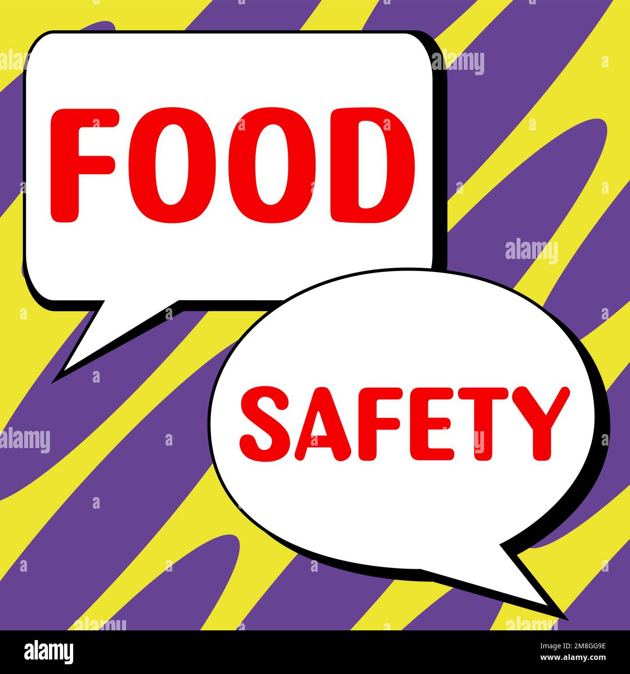 Text sign showing Food Safety. Business showcase Conditions and ...