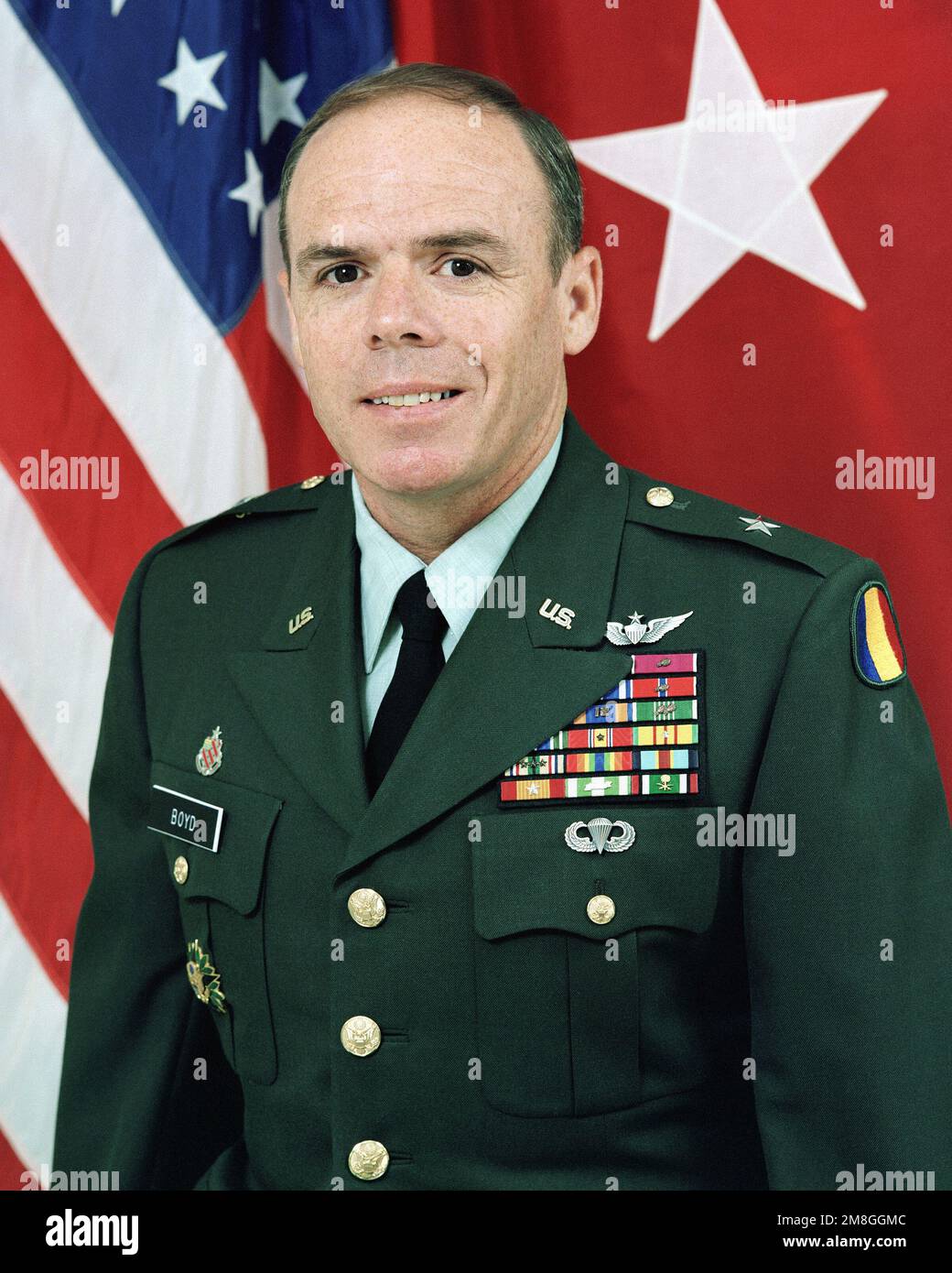 Brigadier General Morris J. Boyd, USA (uncovered). Base: Fort Monroe ...