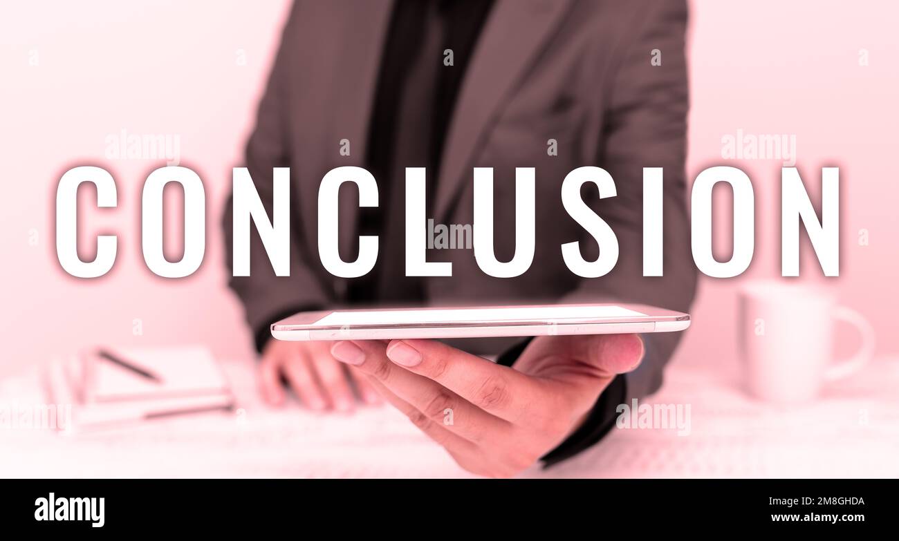 Writing displaying text Conclusion. Business approach Results analysis ...