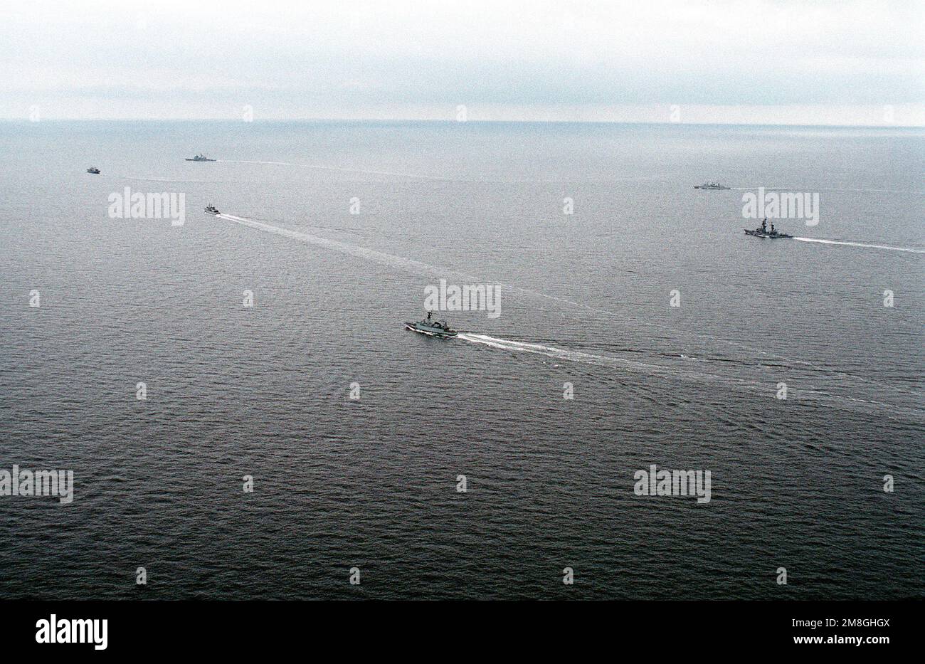 Ships participating in BALTOPS '92 assemble for maneuvers. Country ...