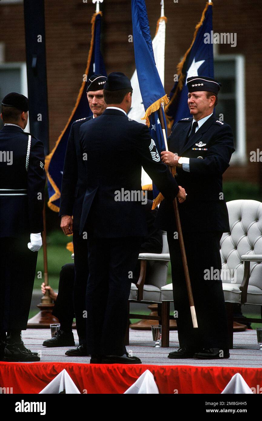 Gen H.T. Johnson, former commander of the Military Airlift Command ...