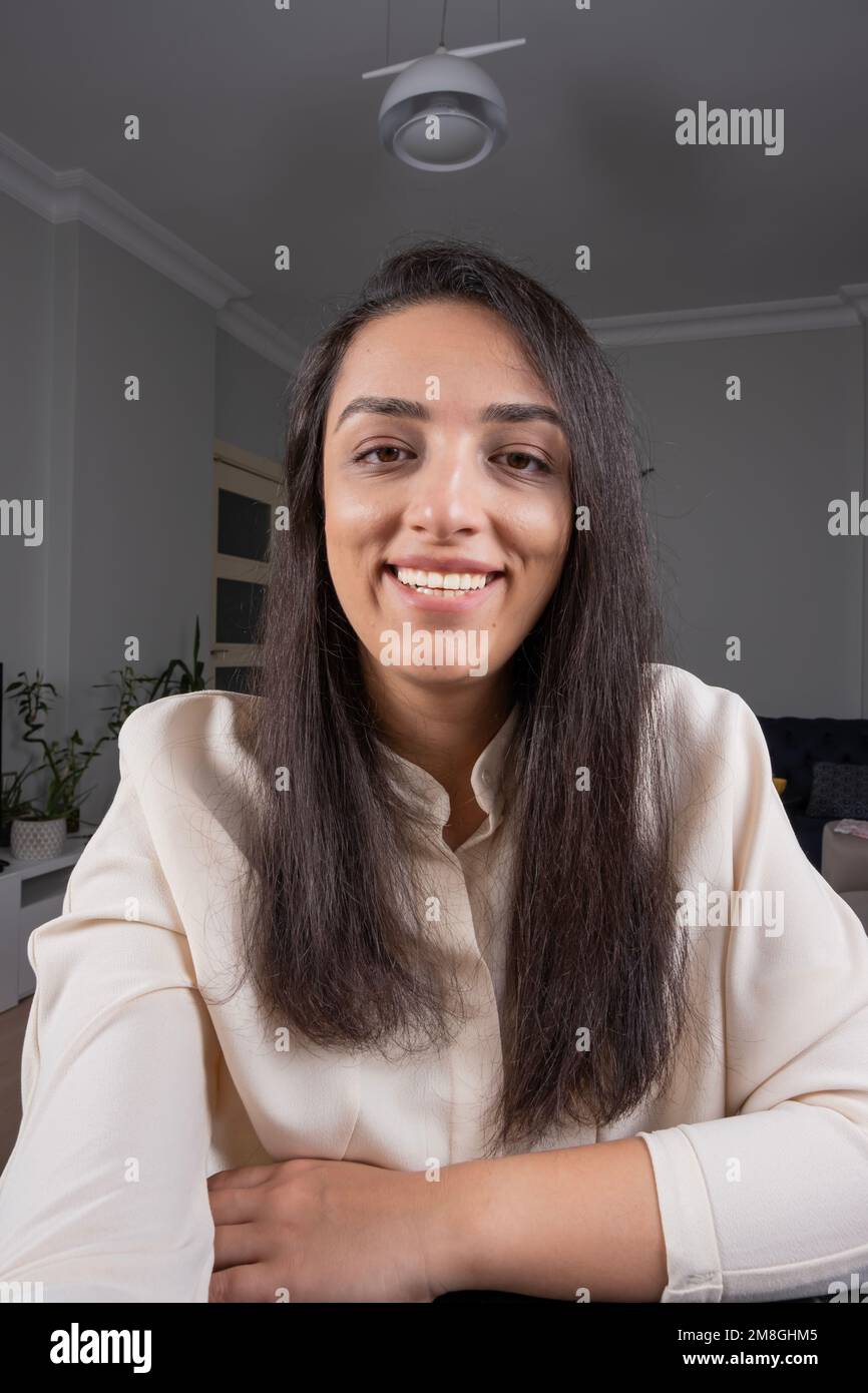 Talking virtual digital woman face hi-res stock photography and images ...