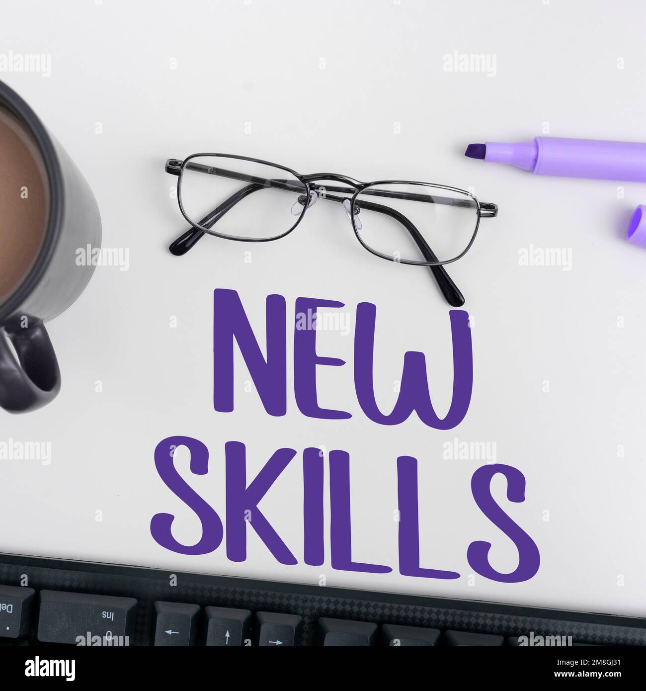 Conceptual display New Skills. Conceptual photo Recently Acquired ...