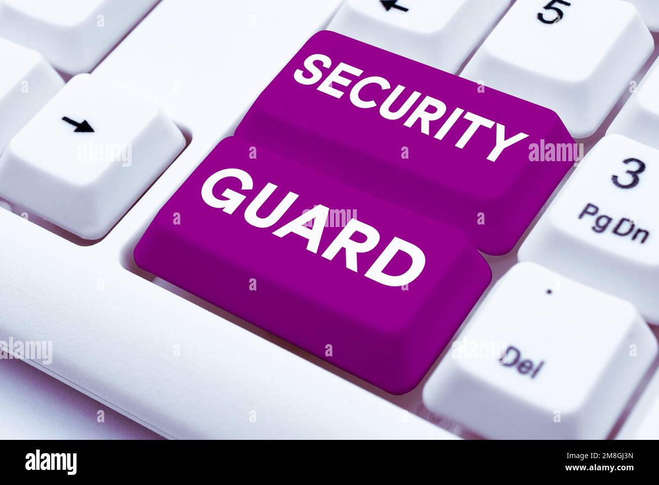 Conceptual caption Security Guard. Conceptual photo tools used to ...