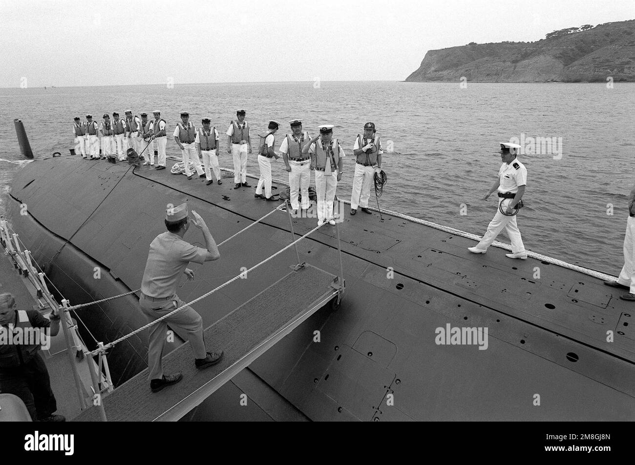 CMDR Dan Thigpen, commanding officer of the nuclear-powered attack ...