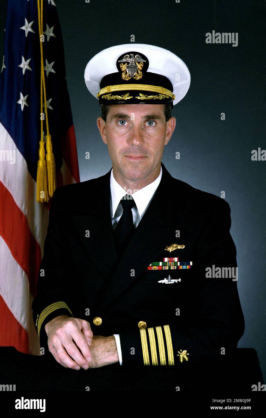 CAPT Allan A. Banghart, USN (covered). Country: Unknown Stock Photo - Alamy