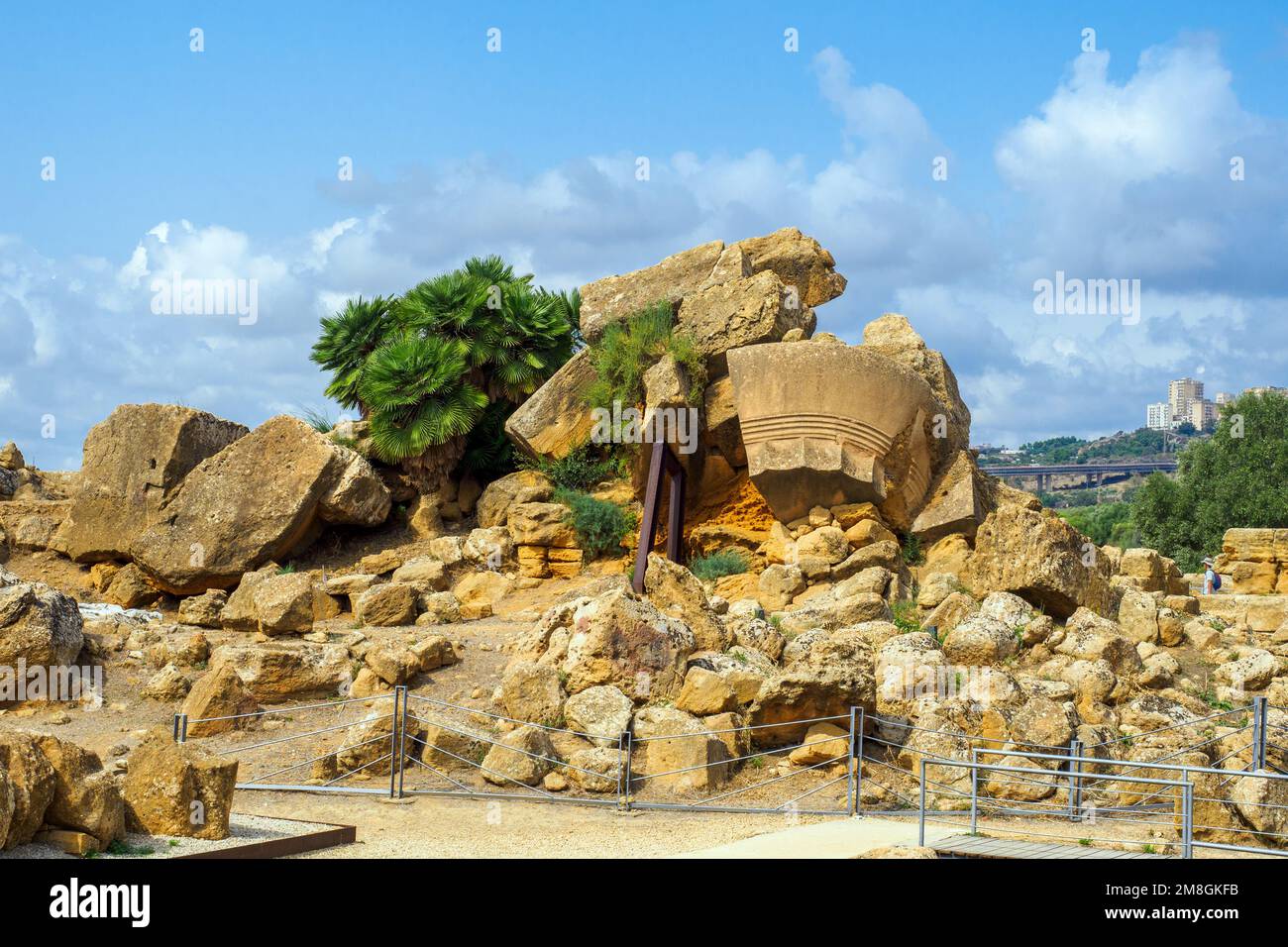 Temple of Olympian Zeus in the Olympeion field - Valley of the Temples ...