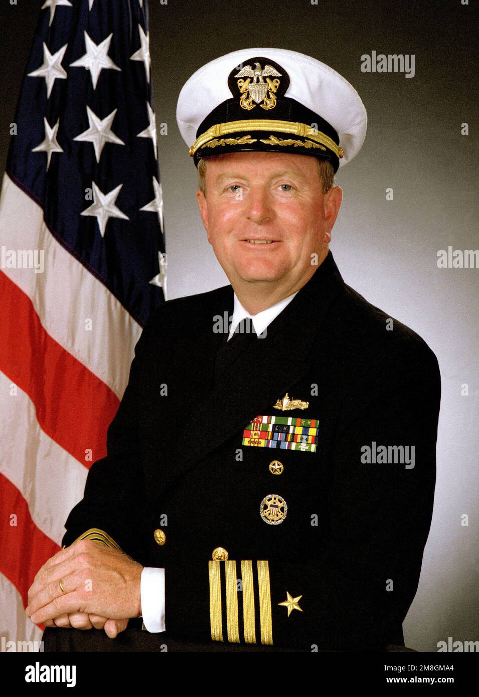CAPT James L. Harris, USN (covered). Country: Unknown Stock Photo - Alamy