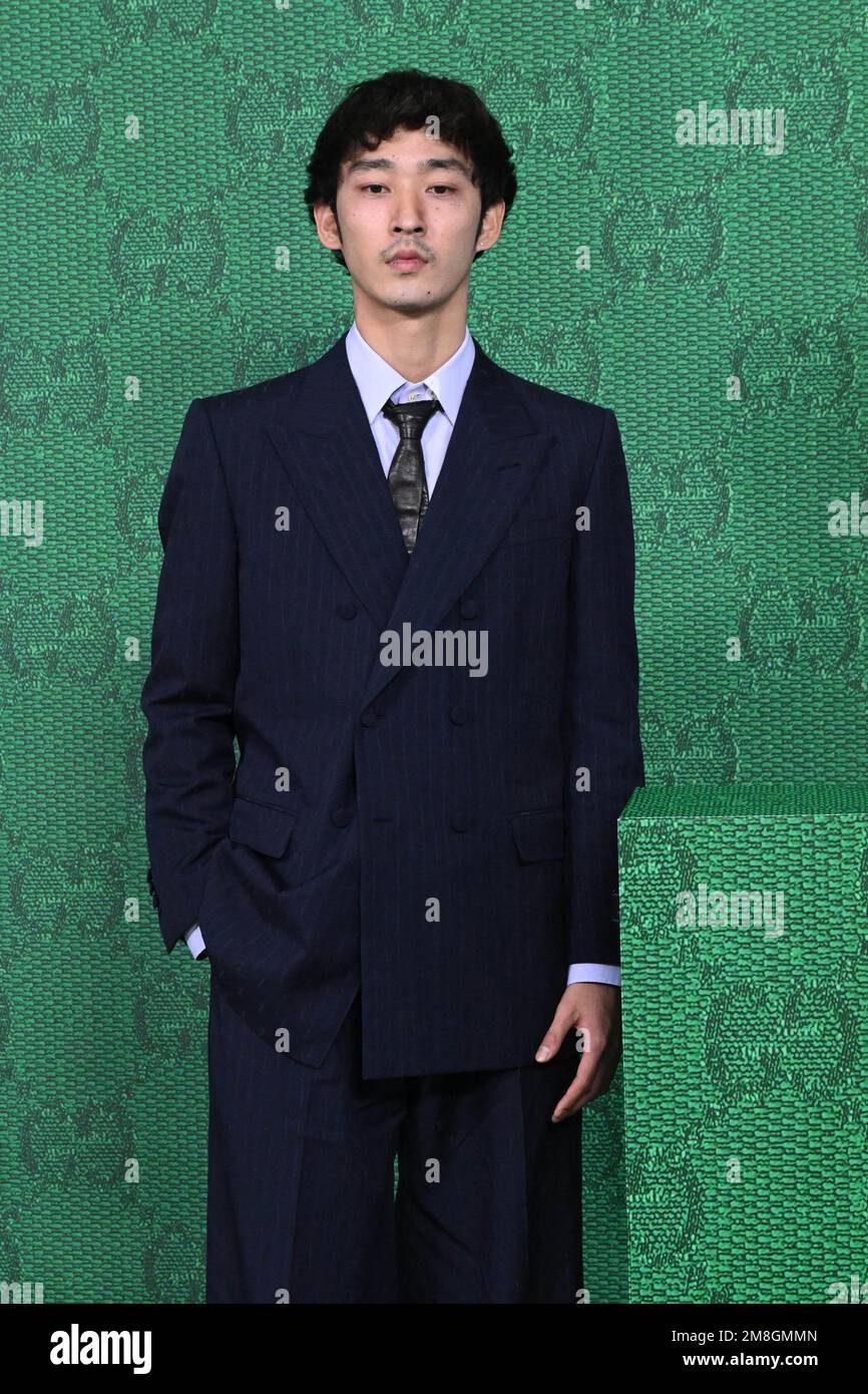 Milan, Italy. 13th Jan, 2023. Shuhei Uesugi Milan Fashion Week Men Fall ...