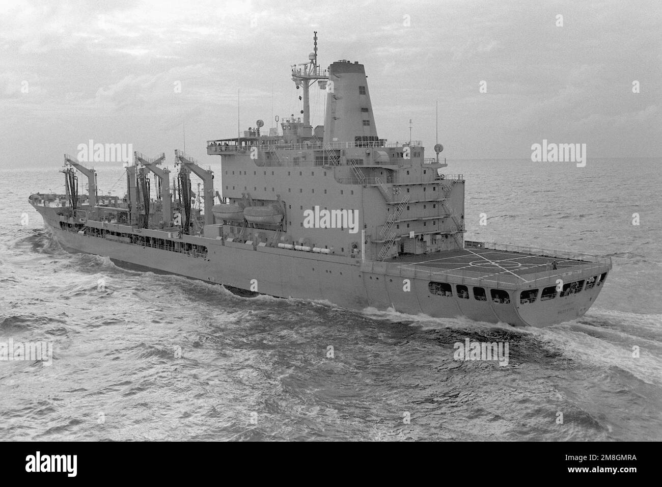 A port quarter view of the oiler USNS WALTER S. DIEHL (T-AO-193 ...