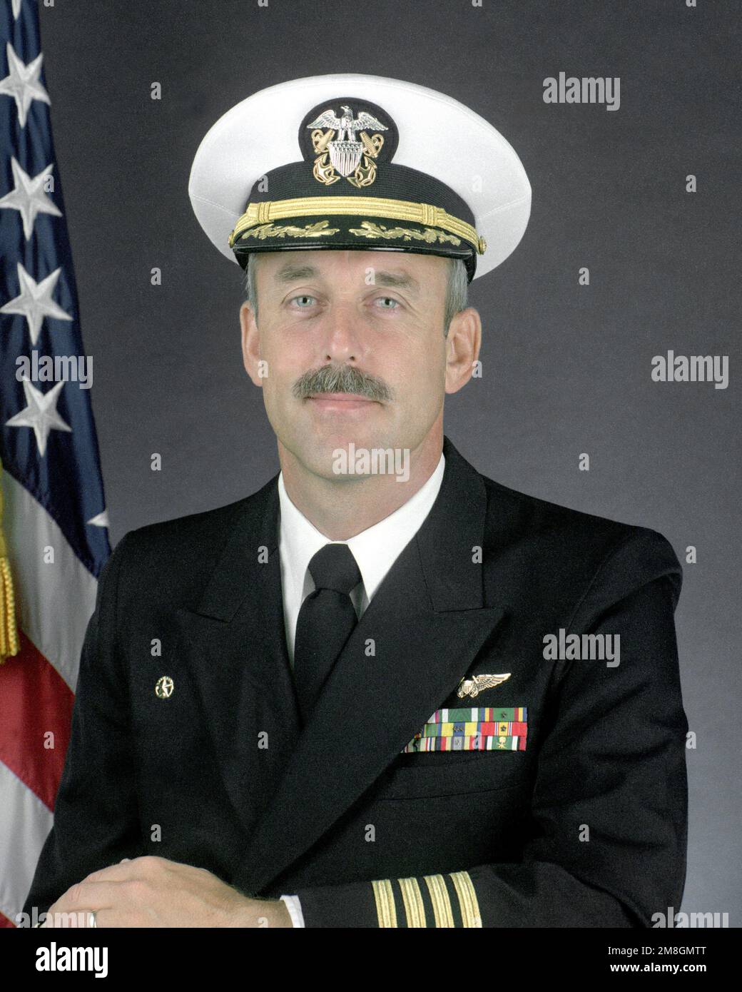 CAPT Daniel M. Chopp, USN (covered). Country: Unknown Stock Photo - Alamy
