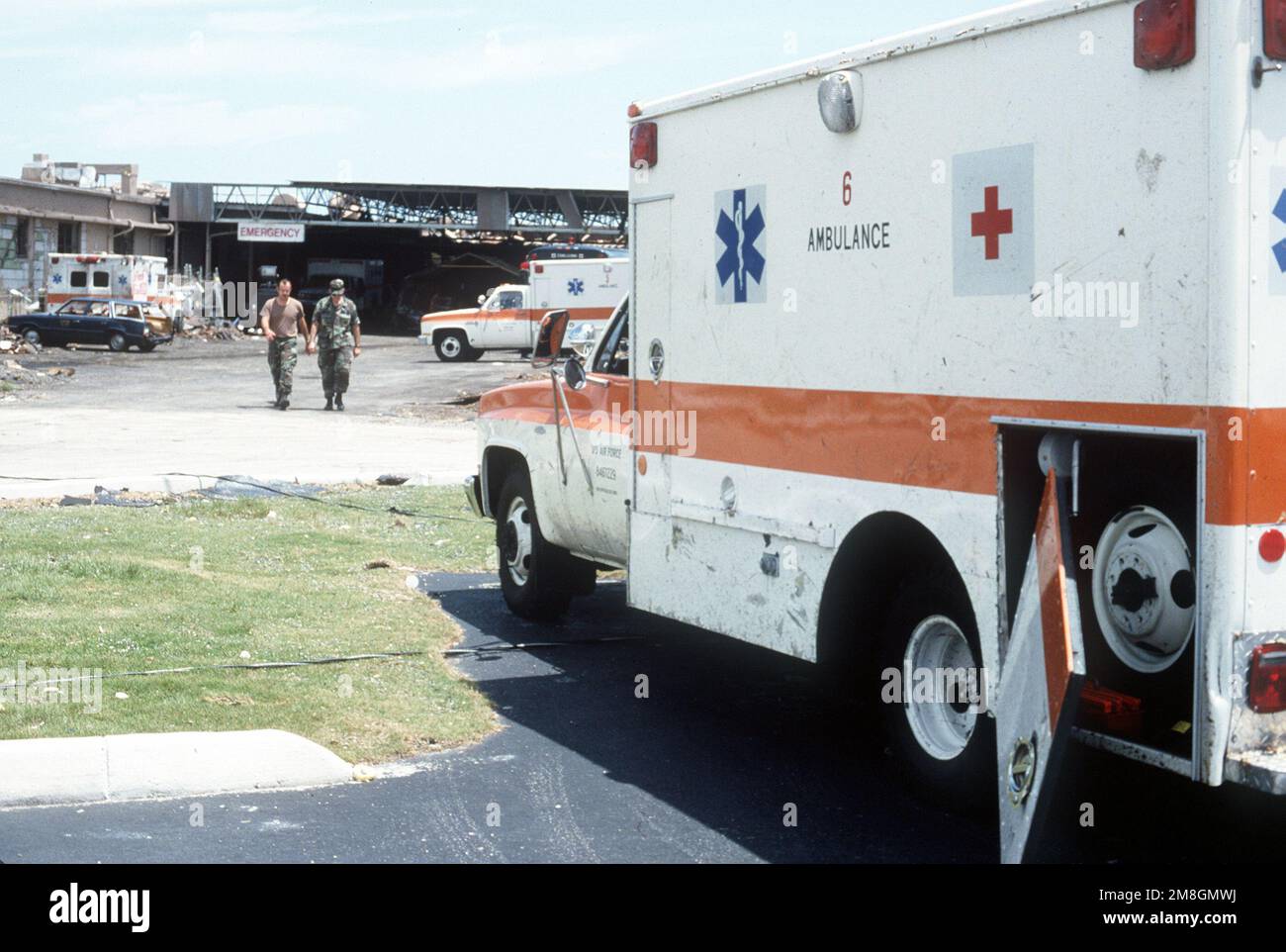 Damaged hospital wing hi-res stock photography and images - Alamy