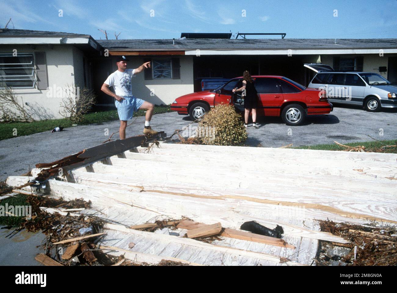 Hurricane andrew florida house hi-res stock photography and images - Alamy