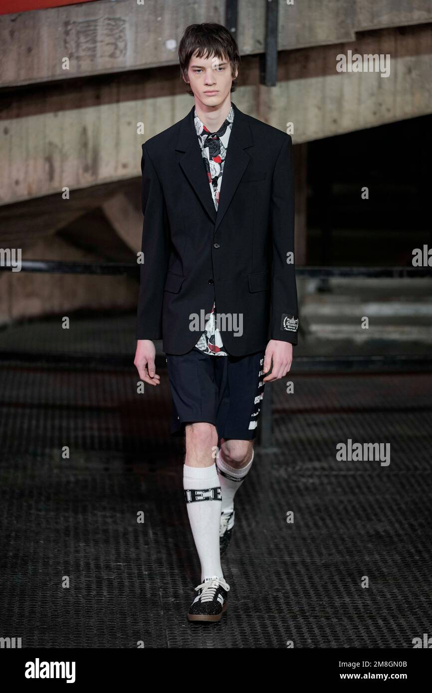 Milan, Italy. 14th Jan, 2023. Milan, Milan Fashion Week, fall winter ...
