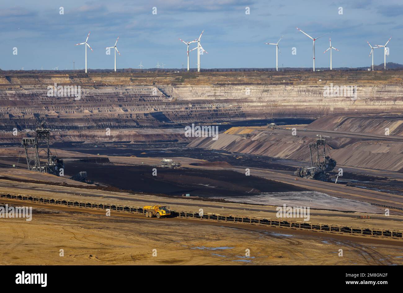 Erkelenz, North Rhine-Westphalia, Germany - Rhenish lignite mining area ...