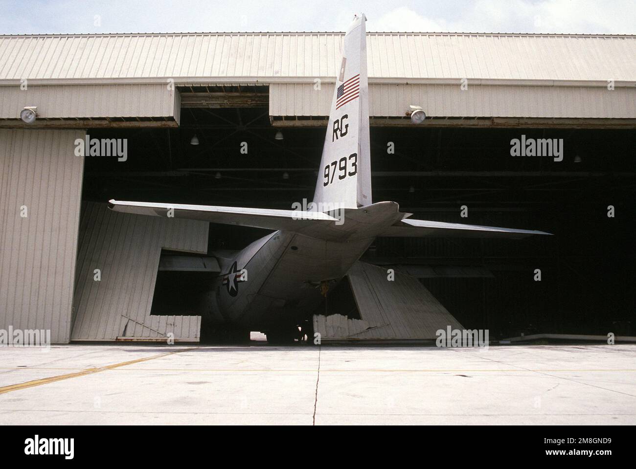 A Fleet Logistics Support Squadron 50 (VRC-50) C-130 Hercules aircraft ...