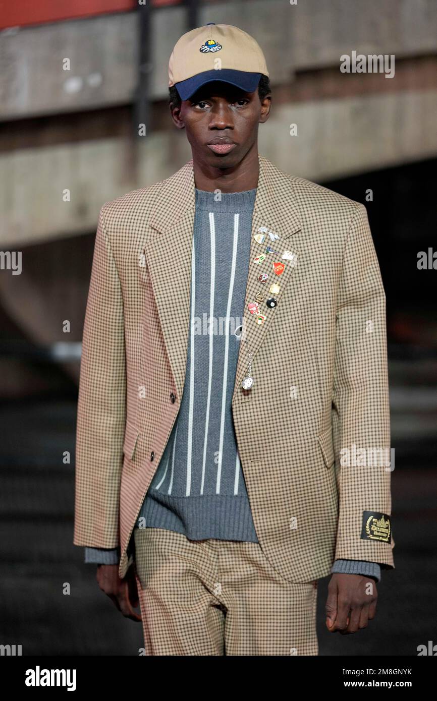 Milan, Italy. 14th Jan, 2023. Milan, Milan Fashion Week, fall winter ...