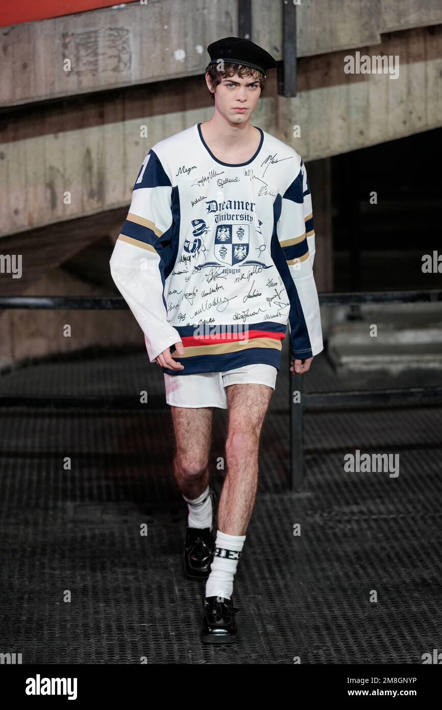 Milan, Italy. 14th Jan, 2023. Milan, Milan Fashion Week, fall winter ...