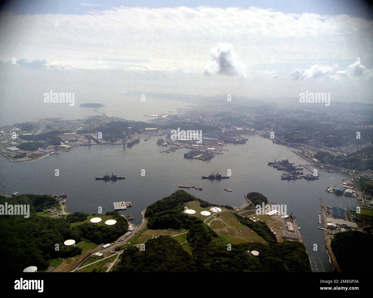 Destroyers of the Japanese Maritime Self-Defense Force (HMSDF) pass the ...