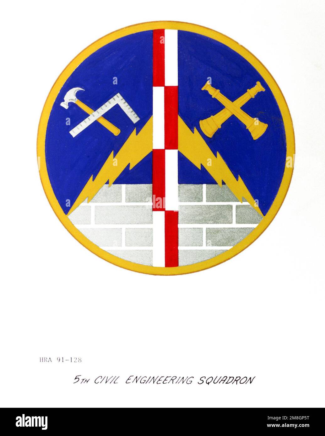 Approved insignia for: 5th Civil Engineering Squadron. Country: Unknown ...