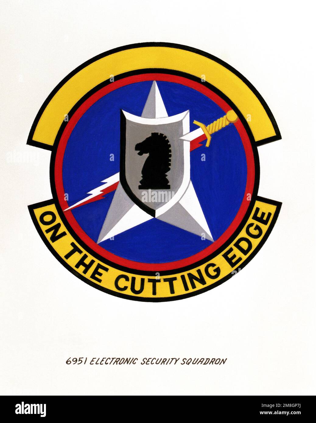 Approved insignia for: 6951st Electronic Security Squadron. Country ...