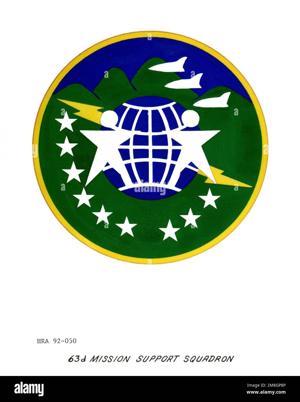 Approved insignia for: 63rd Mission Support Squadron. Country: Unknown ...