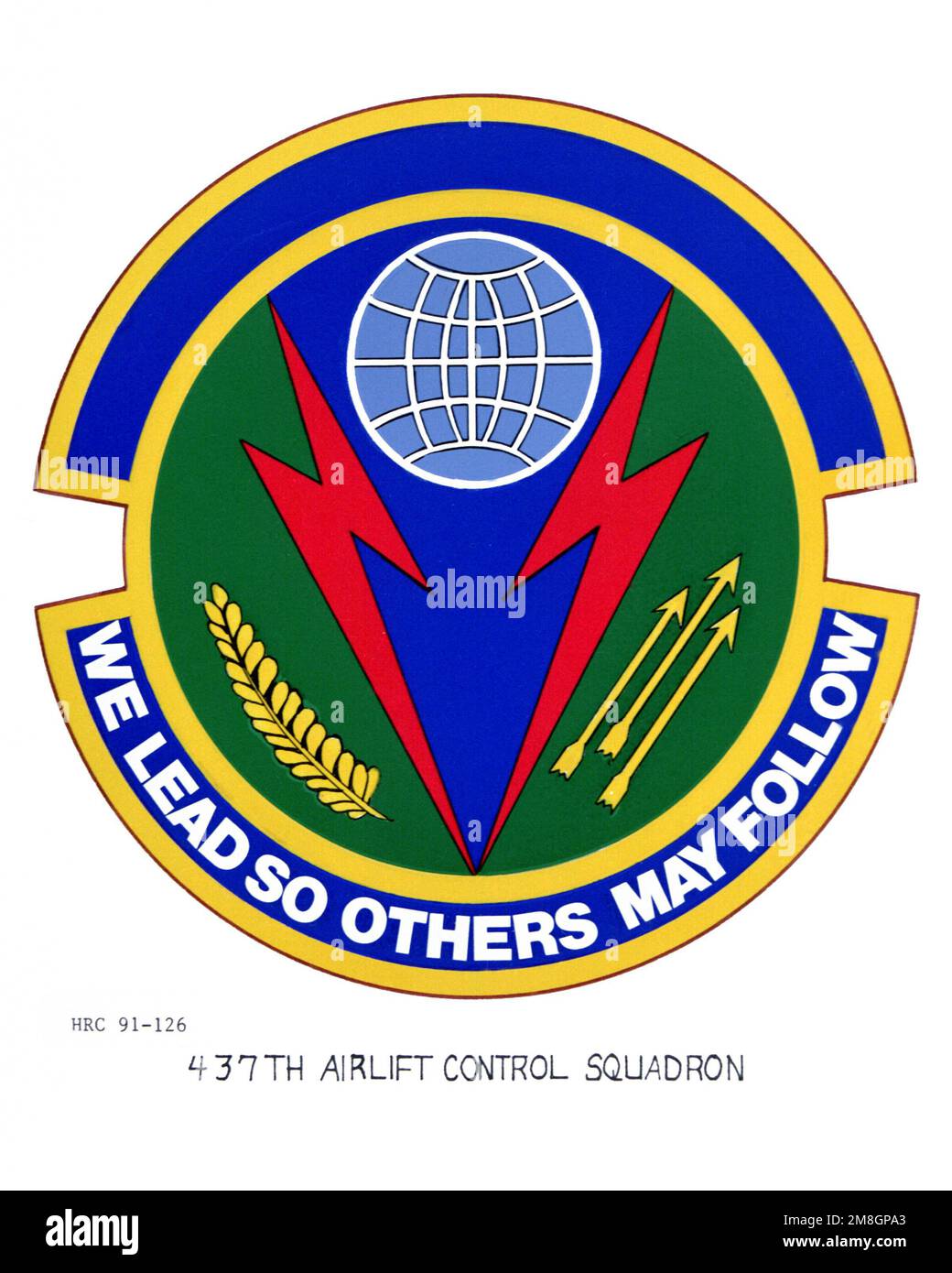 Approved insignia for: 437th Airlift Control Squadron. Country: Unknown ...