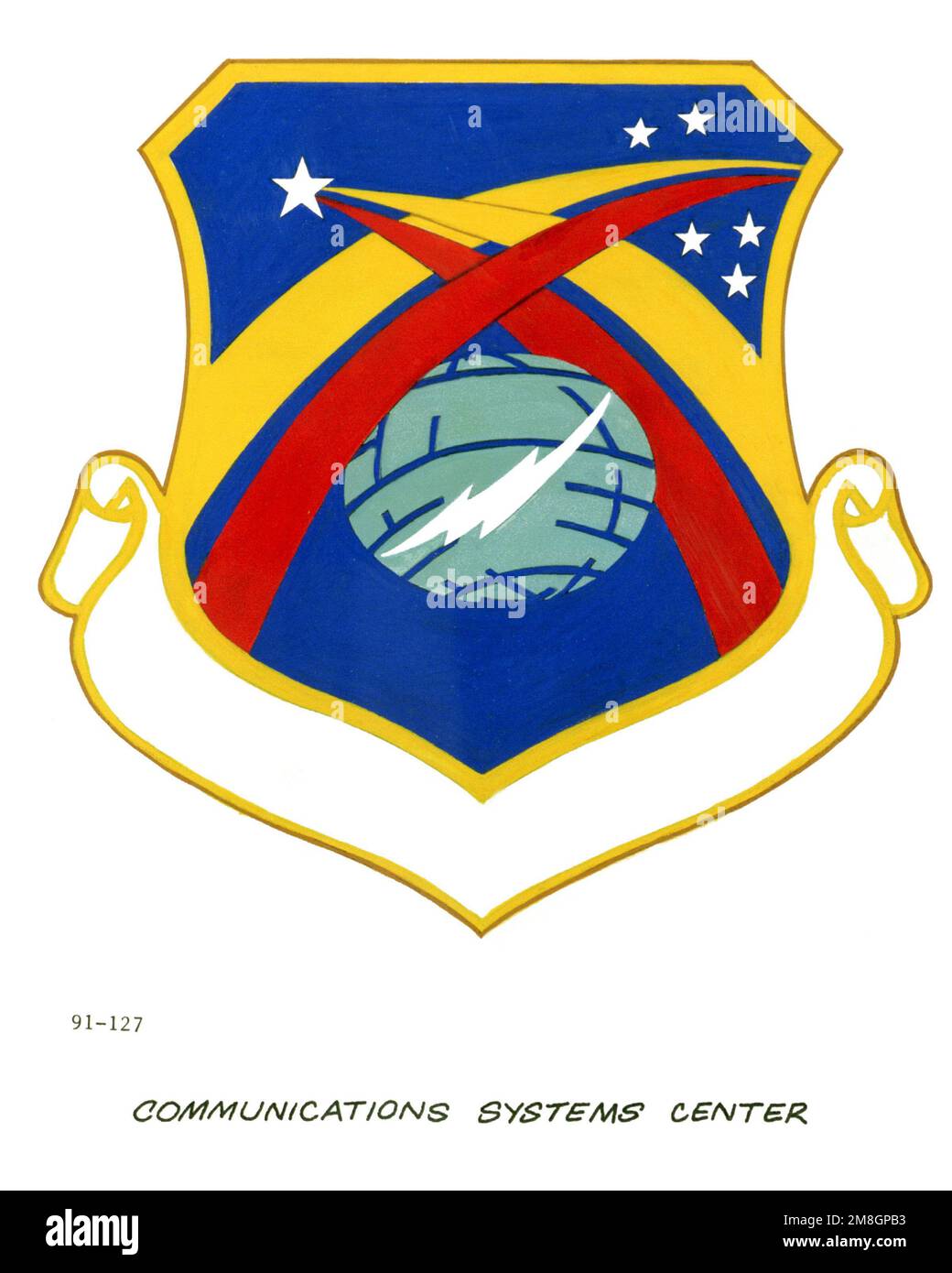 Approved insignia for: Communications Systems Center. Country: Unknown ...