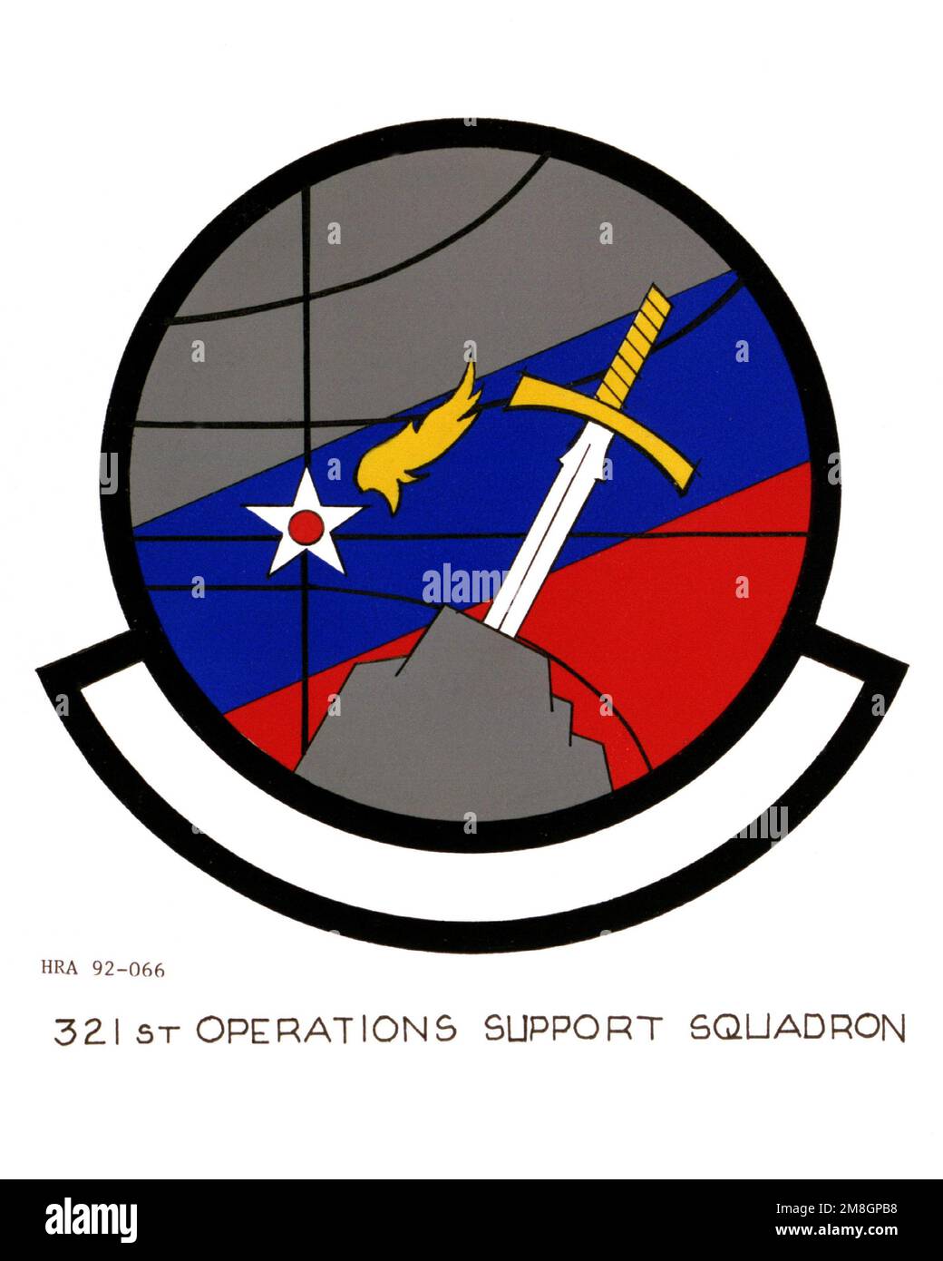 Approved insignia for: 321st Operations Support Squadron. Country ...