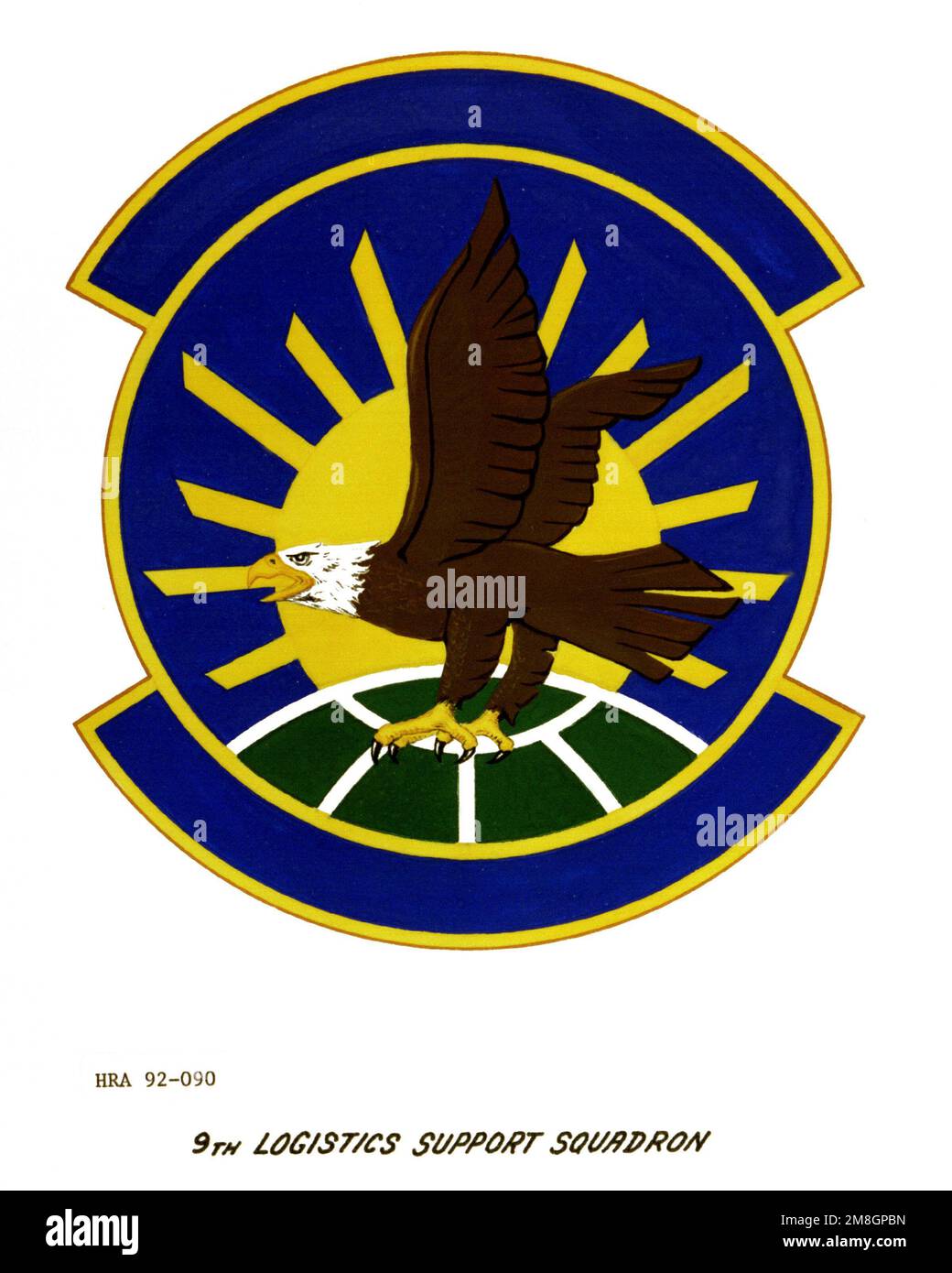 Approved insignia for: 9th Logistics Support Squadron. Country: Unknown ...
