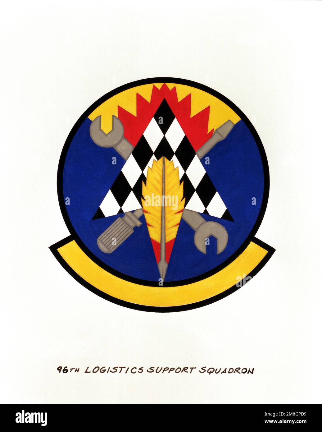 Approved insignia for: 96th Logistics Support Squadron. Country ...