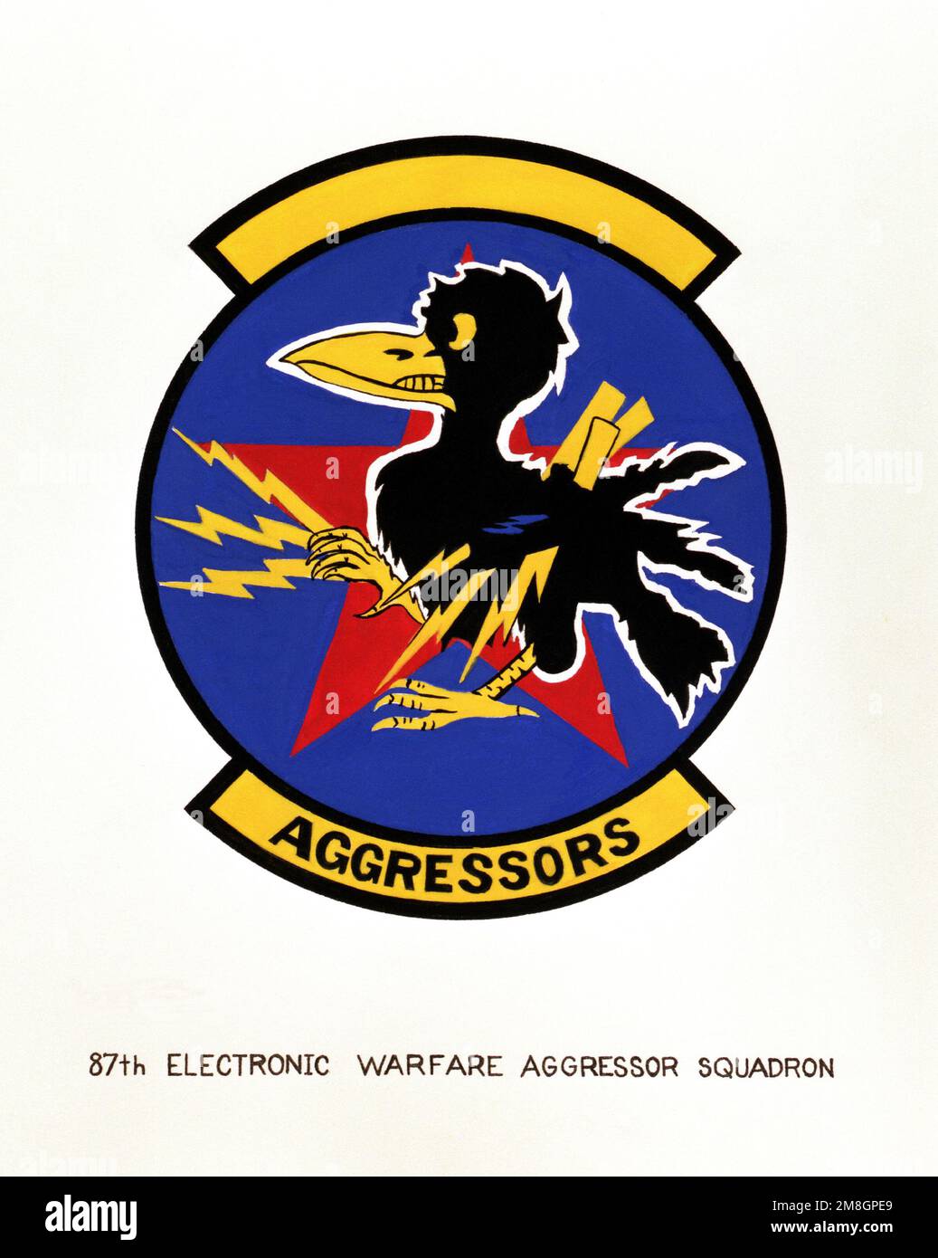Approved insignia for: 87th Electronic Warfare Aggressor Squadron ...