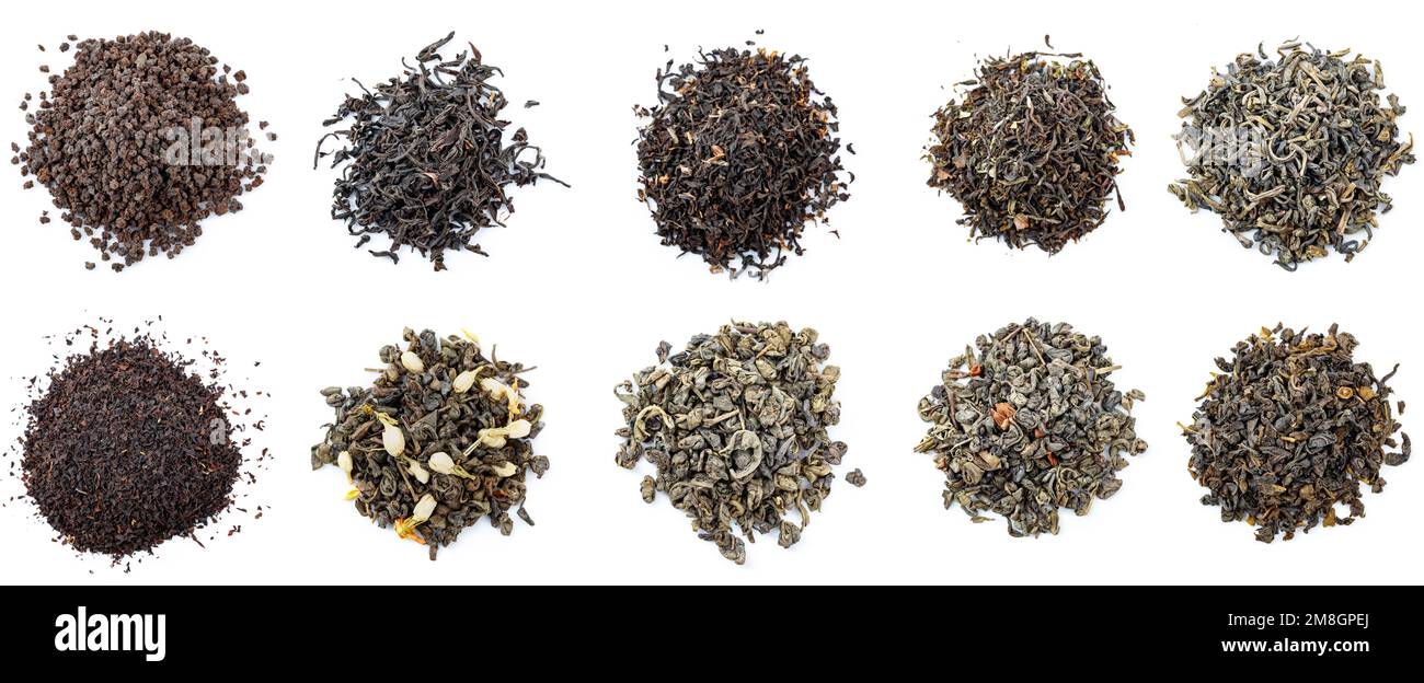 Tea set top view Cut Out Stock Images & Pictures - Alamy