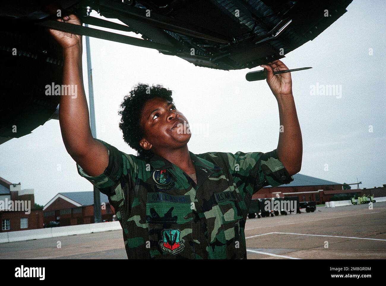 SGT. Sherry Callahan, an assistant crew chief assigned to the 71st ...