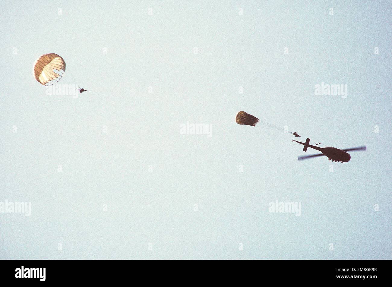 Navy EOD (explosive ordnance disposal) personnel jump by parachute into ...