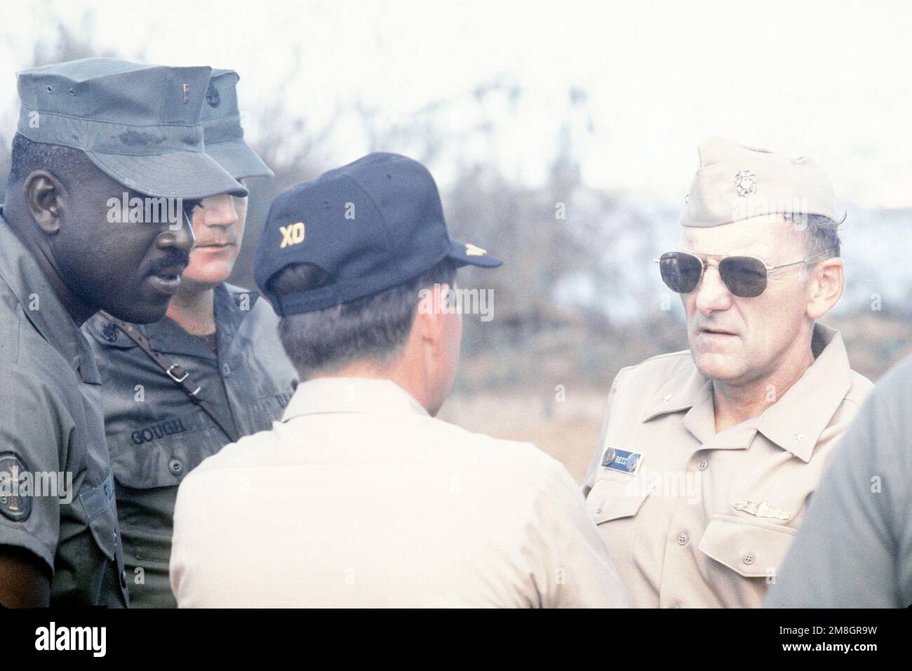 RADM William Retz, commander, Naval Base, Pearl Harbor, discusses ...