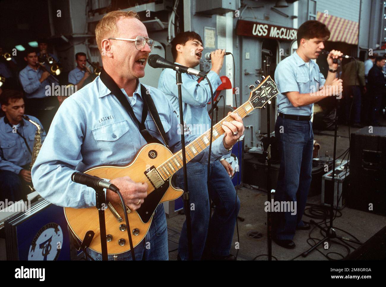 The Far East edition of the Commander, 7th Fleet Band performs aboard ...