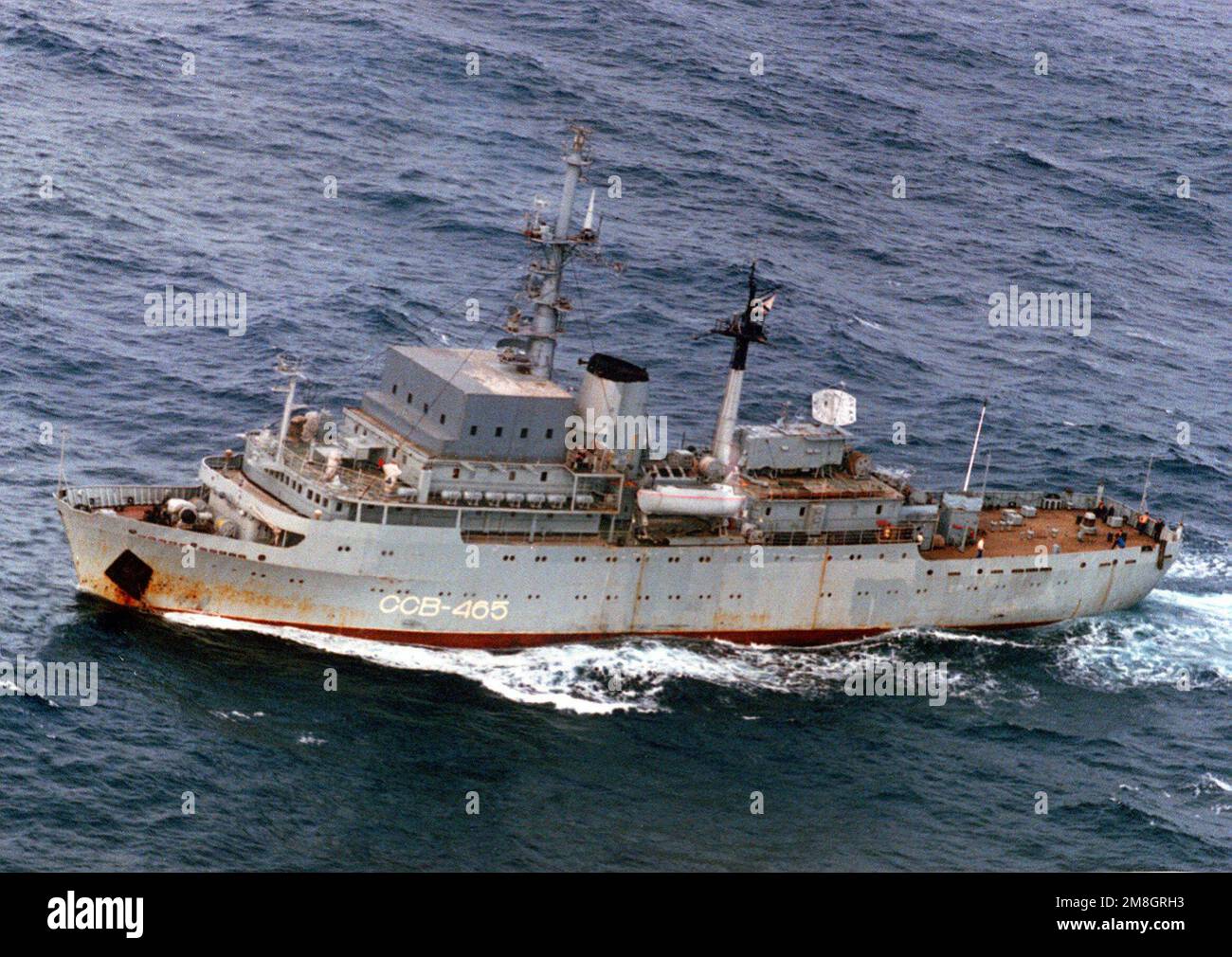 A port beam view of the Russian navy's Pacific Fleet Primorye-class ...