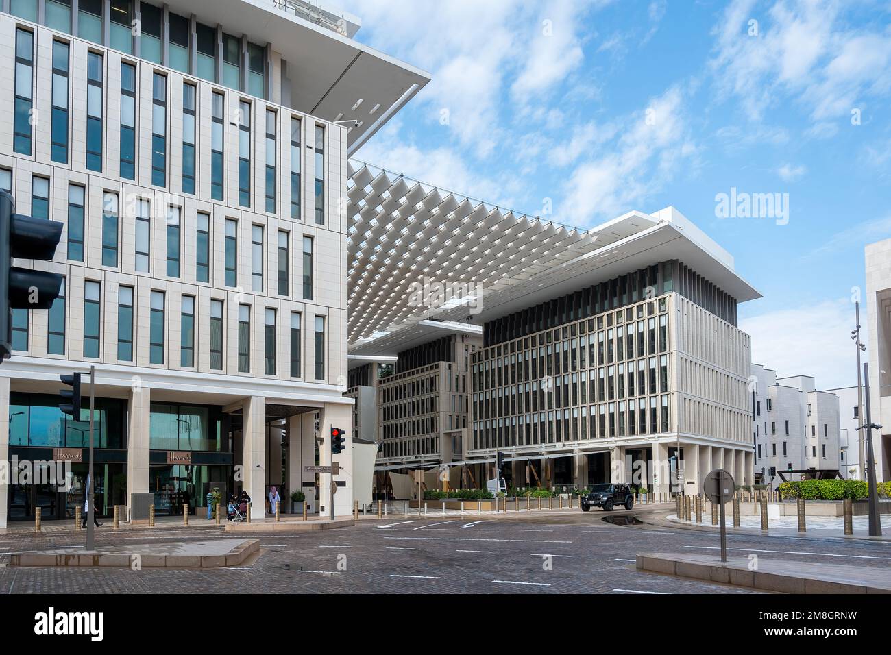 Building Architecture of Musheireb Downtown Doha Qatar Stock Photo - Alamy