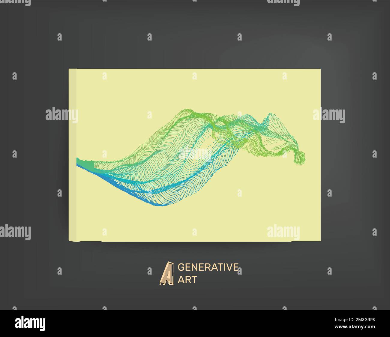 Array with Dynamic Emitted Particles. Flowing Particle Waves. Textbook, booklet or notebook ...