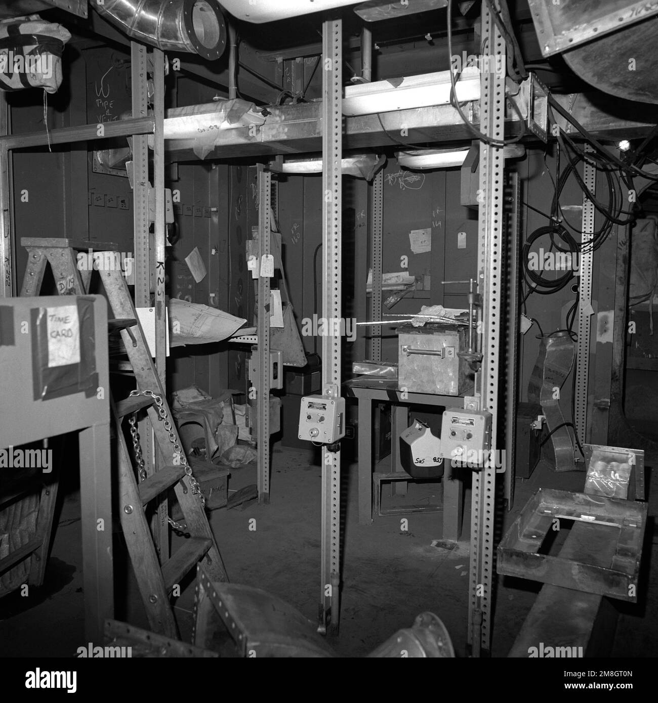 A view of combat system maintenance central on the guided missile ...